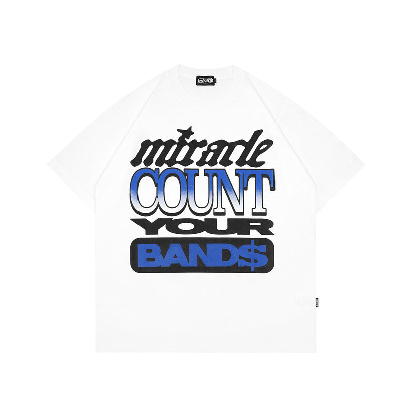 Miracle Mates - Bands White Oversized T Shirt